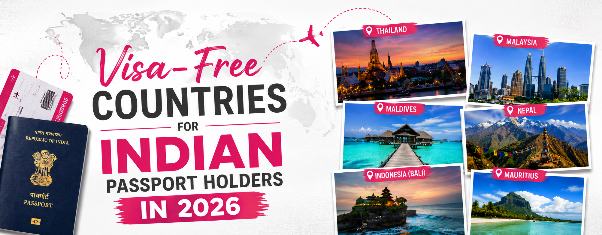 Visa-Free Countries for Indian Passport Holders in 2026